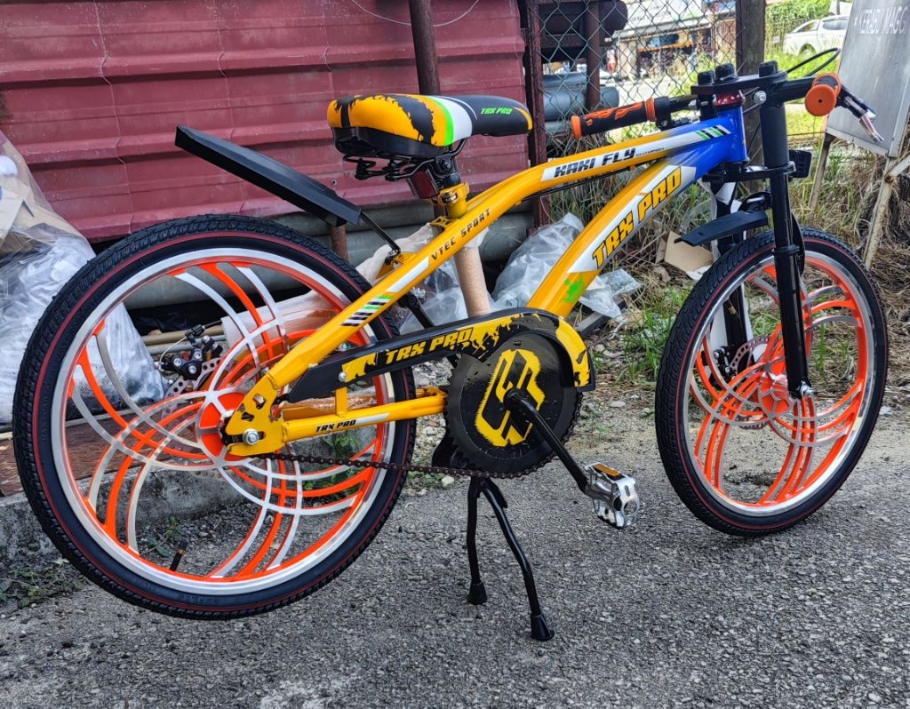 Basikal BMX 20inci Handle Down Sesuai 8 Tahun Keatas Metallic Frame ...