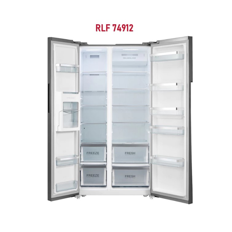 [NEW] TEKA Side by Side Refrigerator RLF 74912 SBS SILVER / No Frost ...