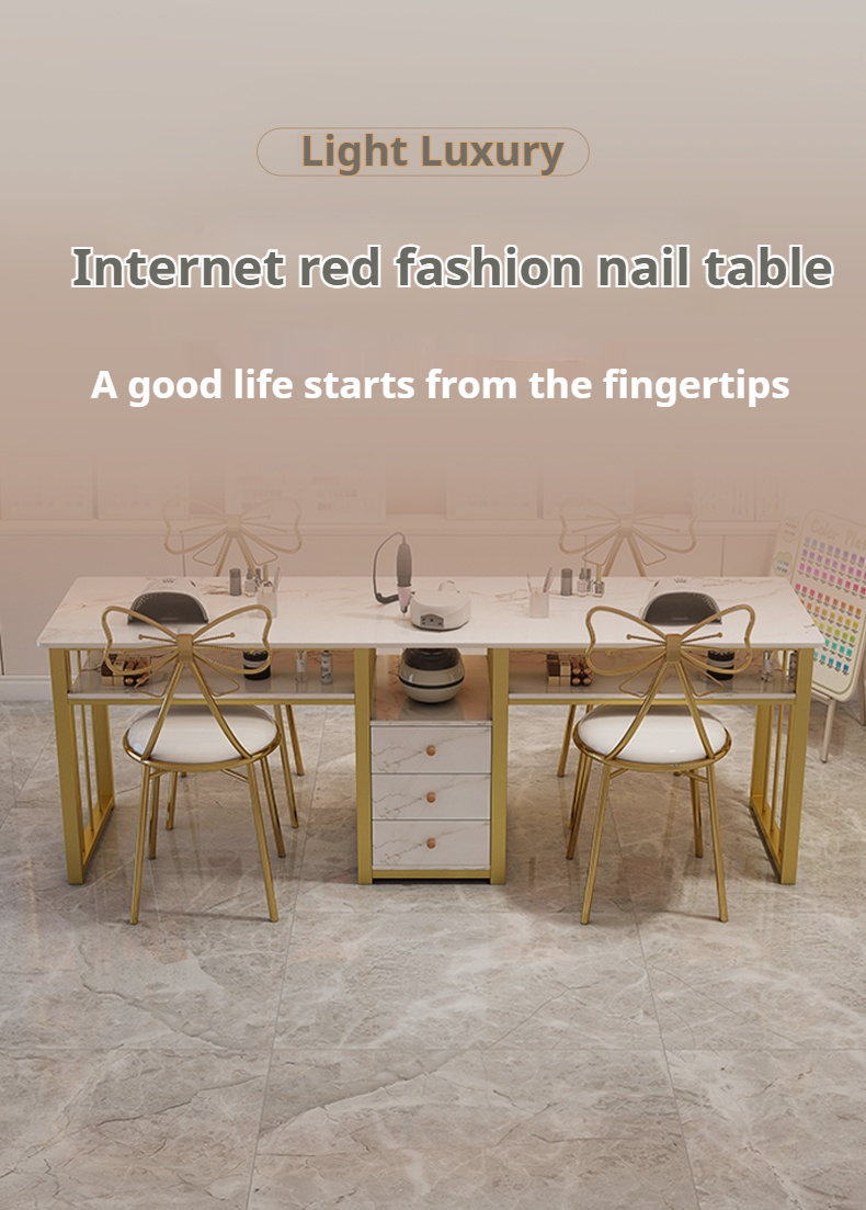 💅Manicure Table New Nail Salon Table Makeup Multifunction Storage ...
