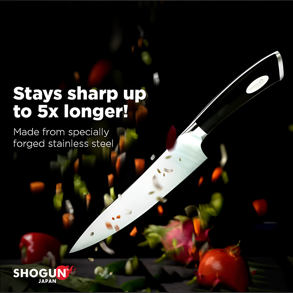 Shogun Utility Knife Stainless Steel Japan Design 12.5cm | Shopee Malaysia