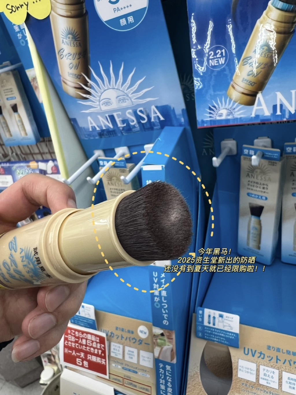 Anessa Perfect UV Brush On Powder Sunscreen SPF50+ PA++++ 3g | Shopee ...