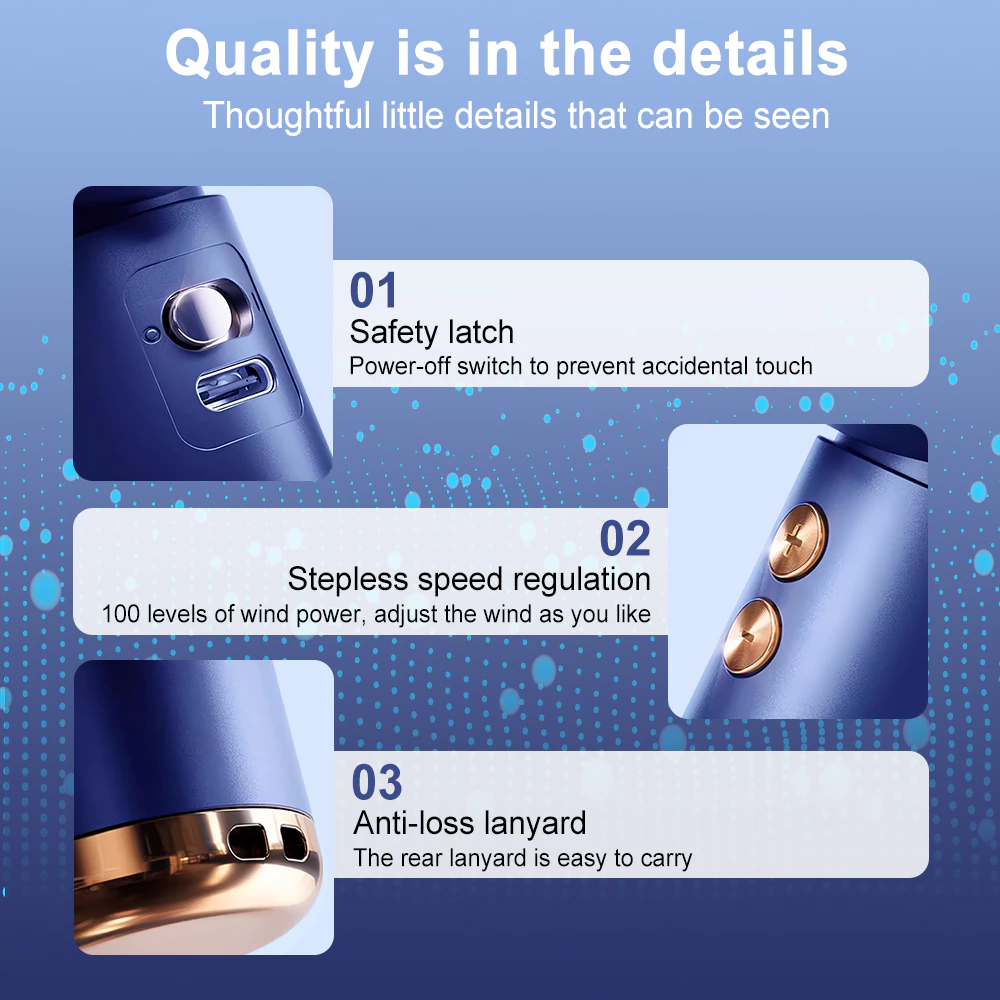 OURDOOR ULTRA Handheld Fan Kipas Angin The LED Digital Display 100 ...