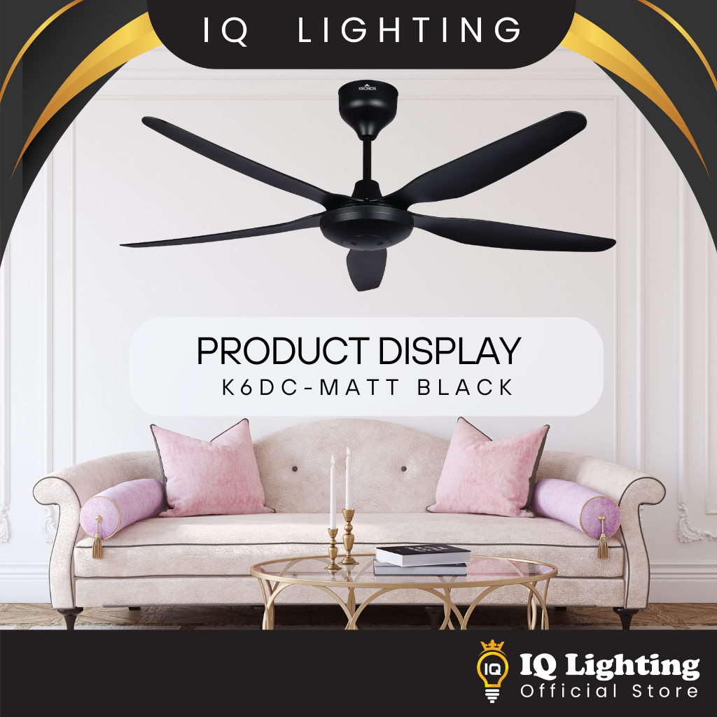 🔥FREE SHIPPING🔥 DEKA KRONOS - K6DC 56" 40" 5 Blades 24 Speed Remote ...