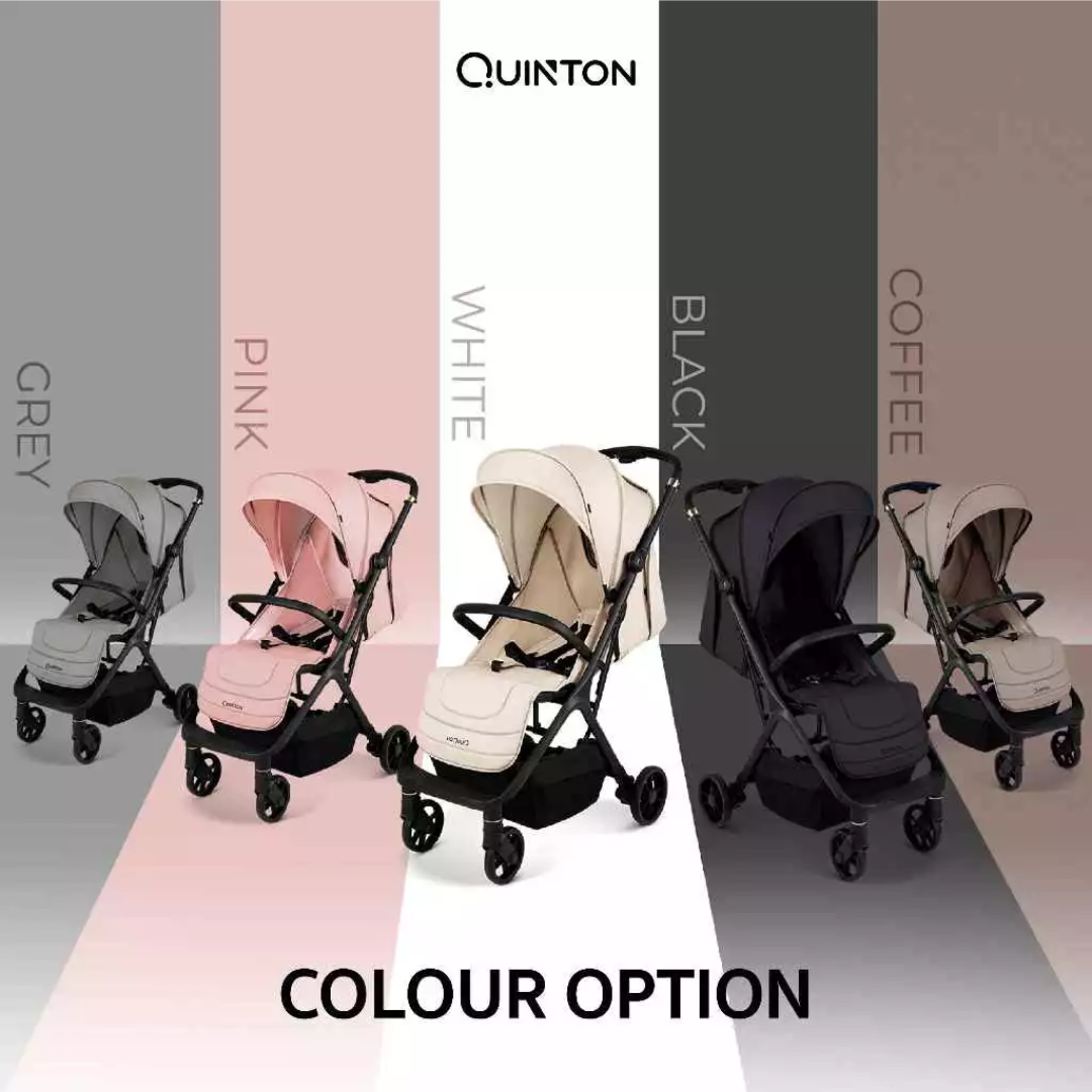 Quinton On The Go Autofold Baby Stroller Newborn up to 22kg - White ...
