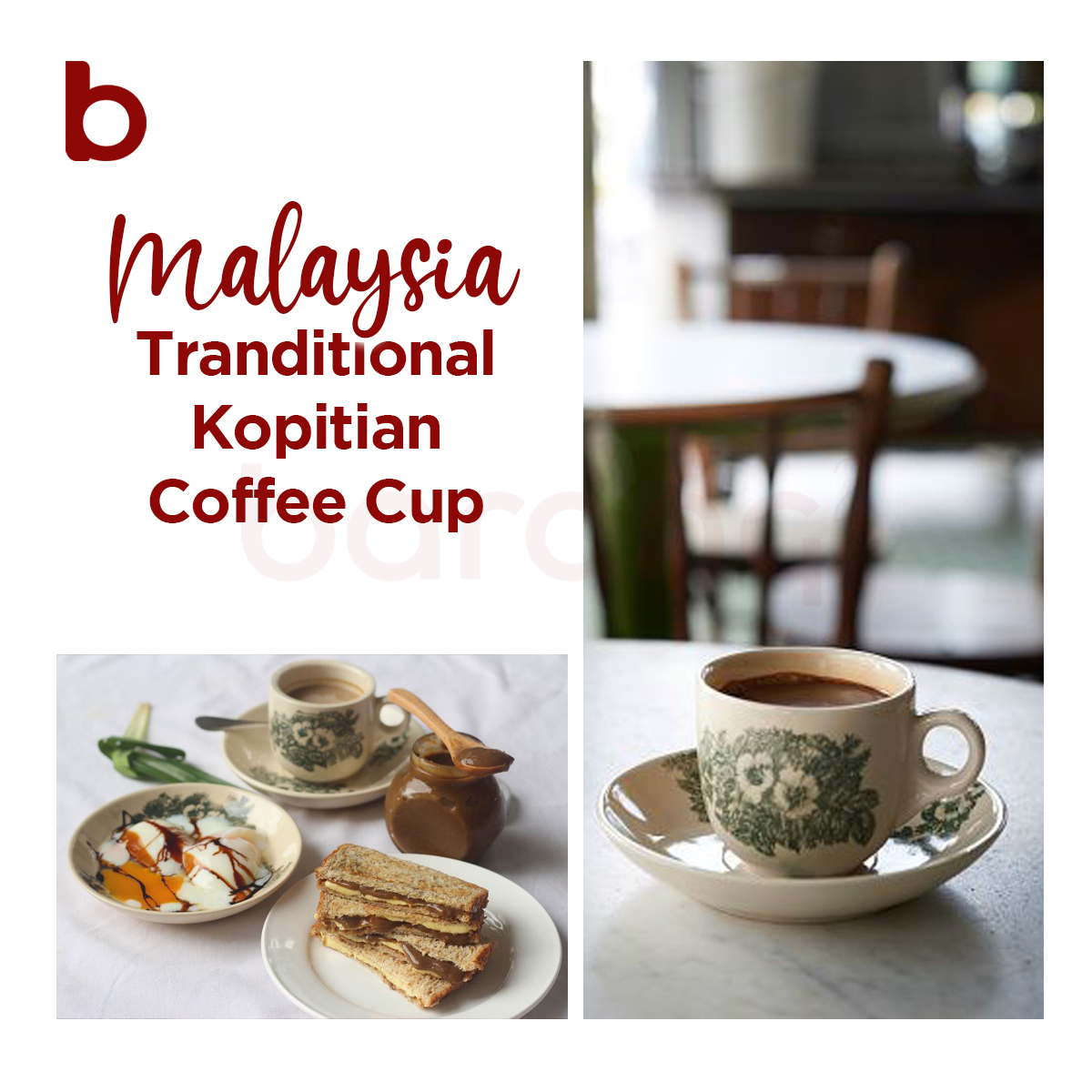 [READY STOCK] Traditional Nanyang Porcelain Coffee Cup | Vintage Coffee ...