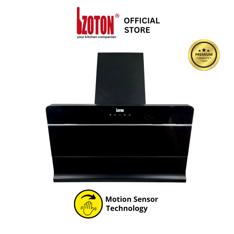 IZOTON Slanted Hood SH2088 (1500m3/h) Auto Clean Kitchen Cooker ...