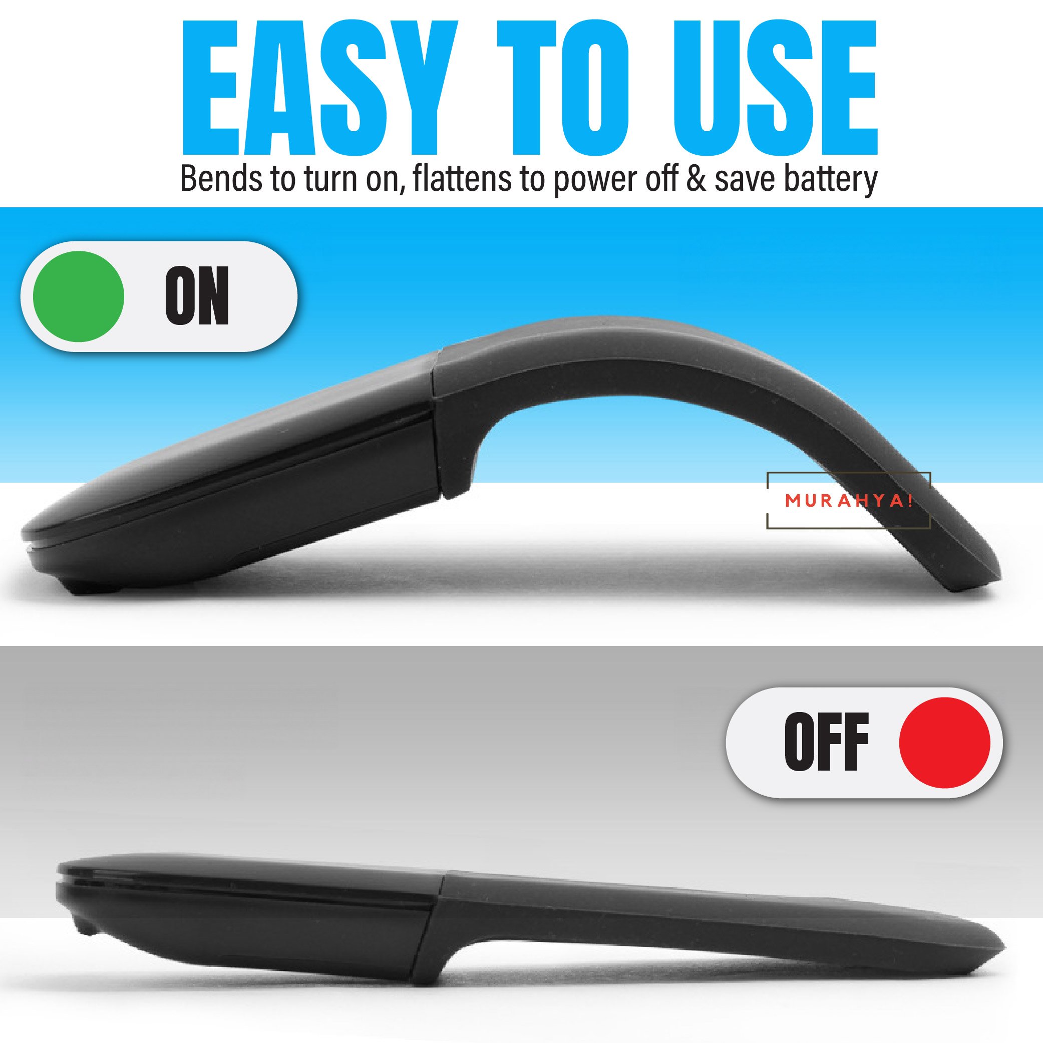 Mouse Wireless Foldable Arc Bluetooth 4.0 Mouse for microsoft surface ...