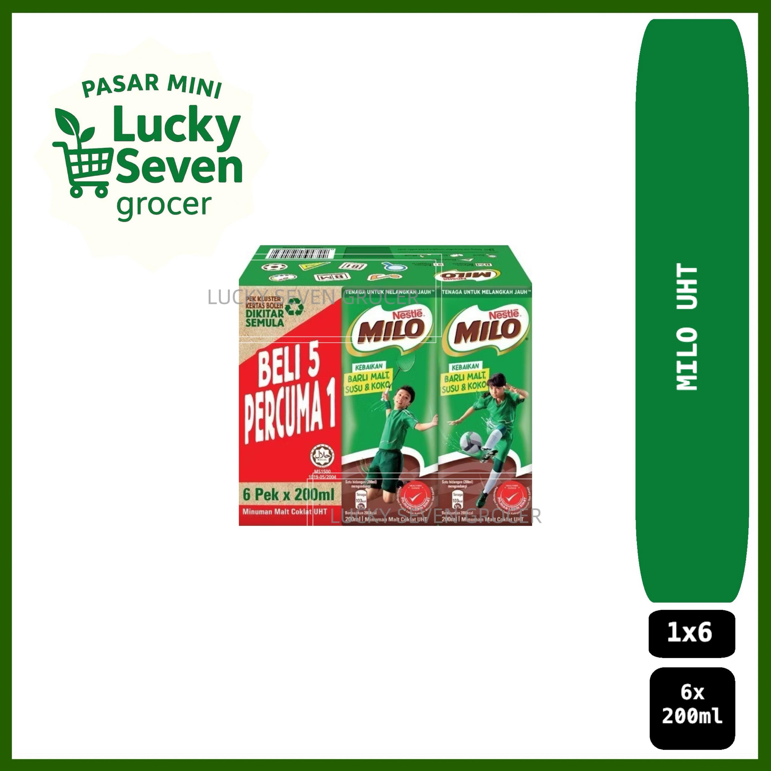 NESTLE MILO Activ-Go UHT Promo Pack (200ml x 6) | Shopee Malaysia