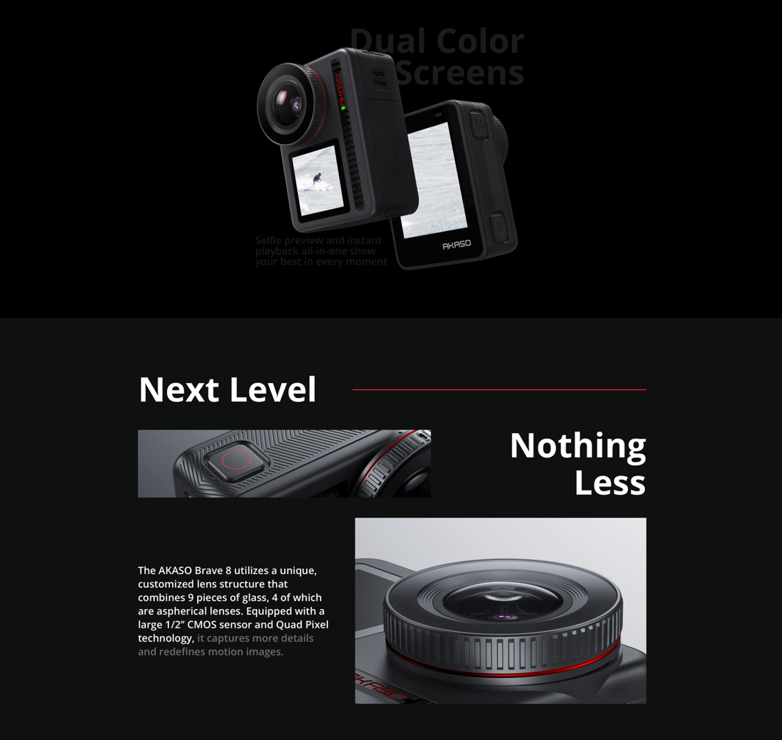 AKASO Brave 8 - Action Camera | 4K60fps Video | 48MP Image | 8K Time ...