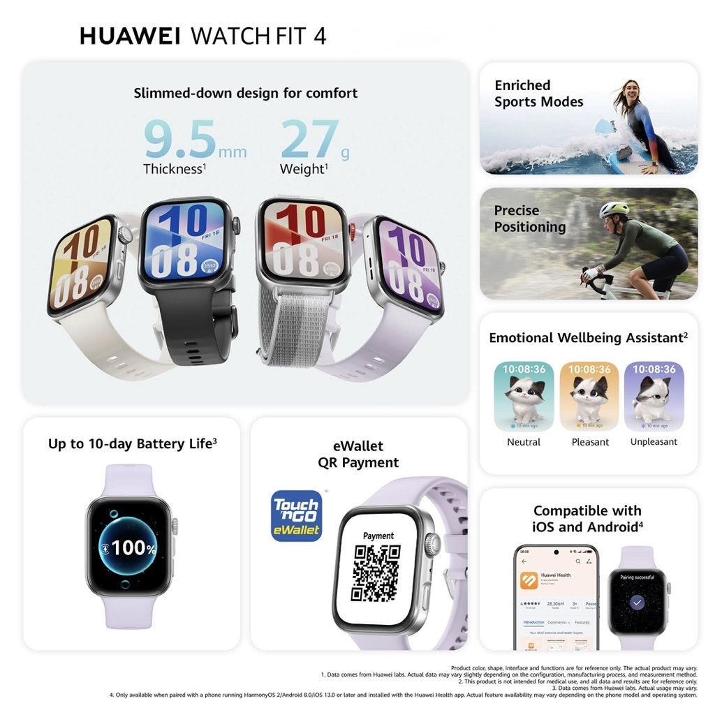 HUAWEI WATCH FIT 4 | FIT 4 PRO Smartwatch | Pro-Level Outdoor Sports ...