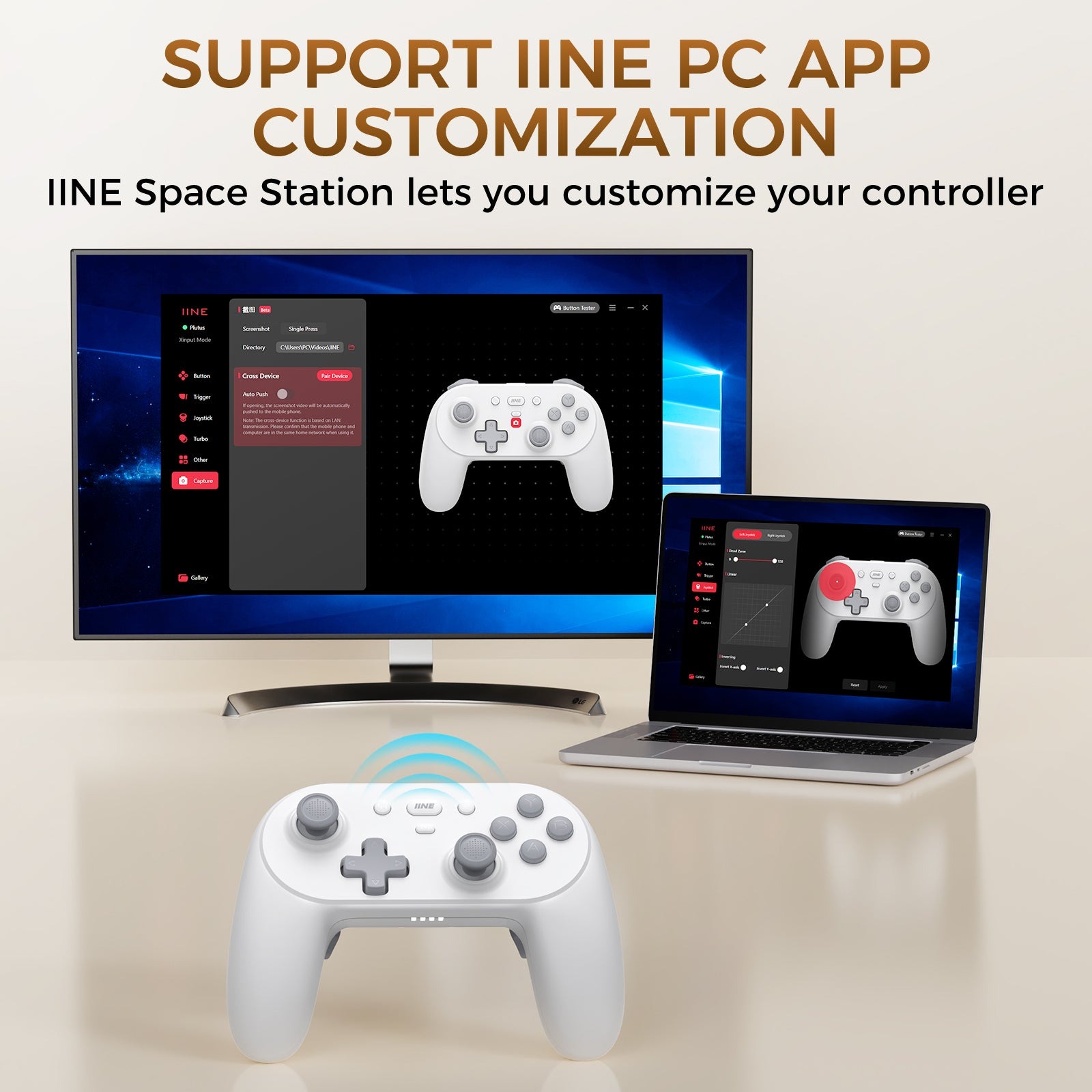 【NEW ARRIVAL】IINE Athena Wireless Controller Hall Effect Wake Up Controller For Nintendo ...