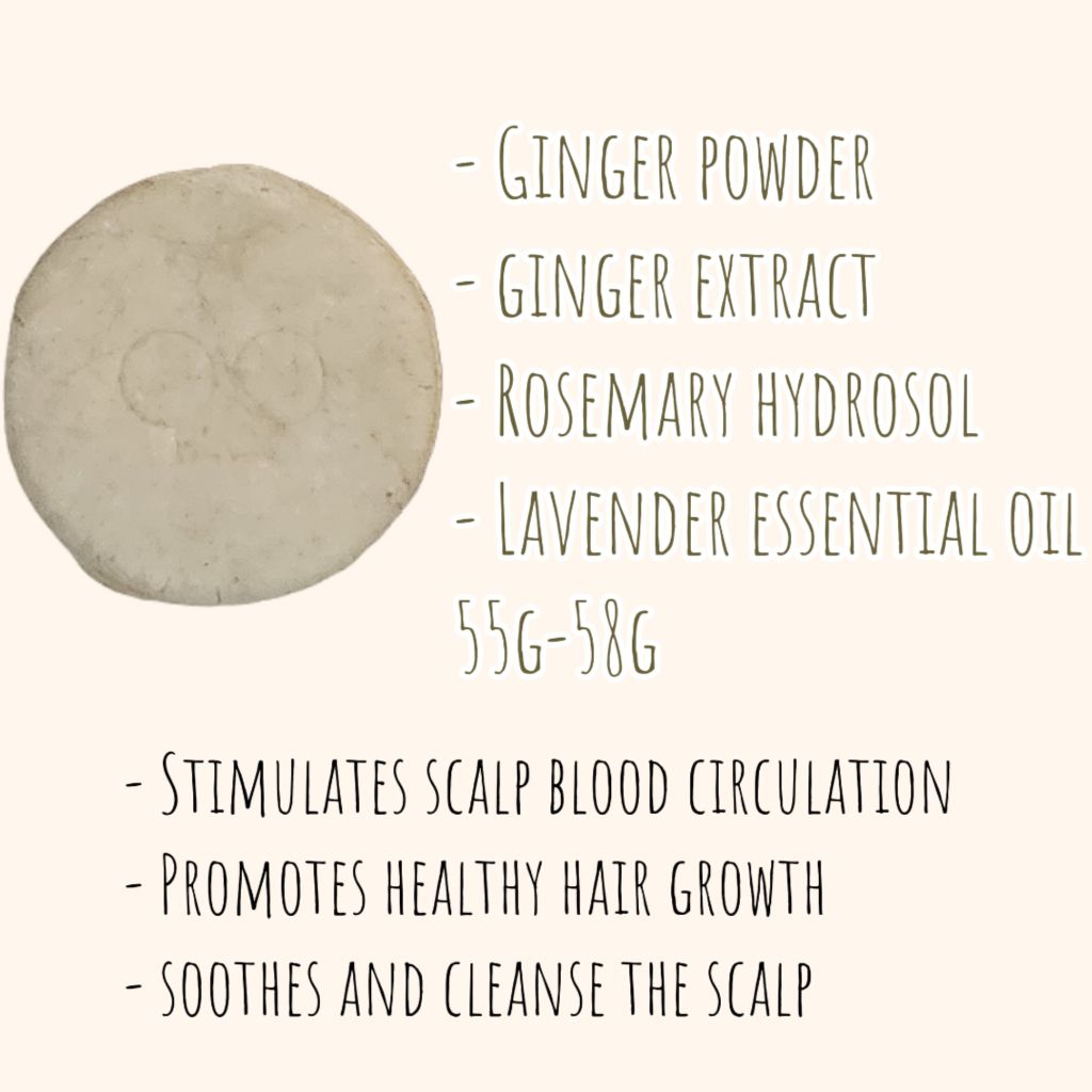 Nuex Handmade Ginger Amino Acid Shampoo Bar |生姜氨基酸洗发饼 | Shopee Malaysia