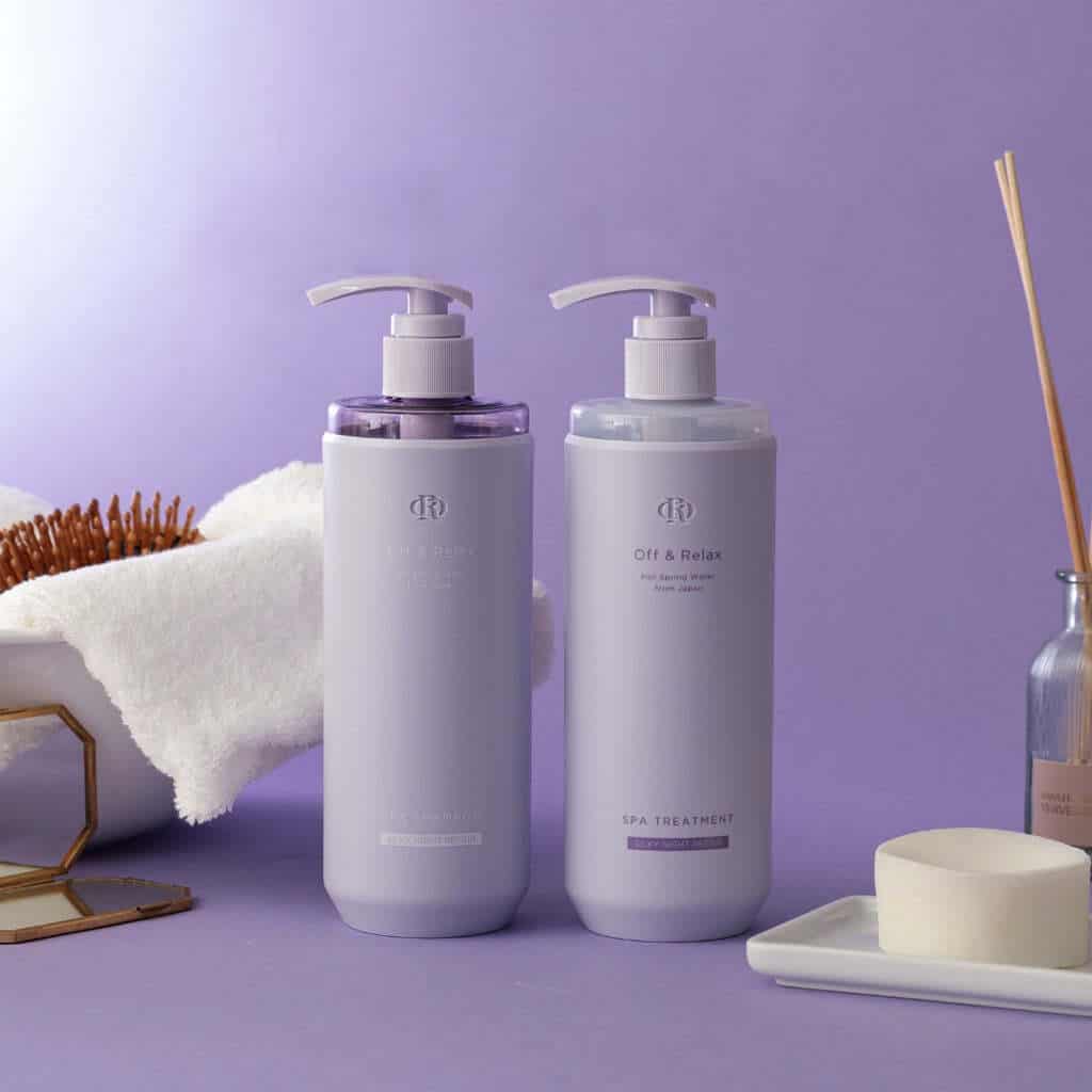 OR Off & Relax Spa Treatment Silky Night Repair Violet Musk Scent 460ml ...