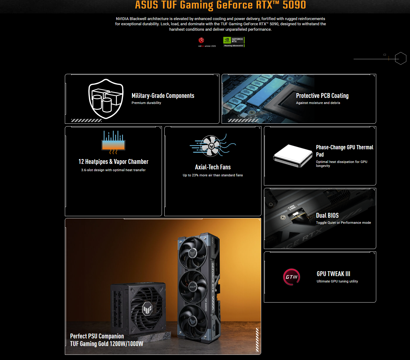 ASUS TUF Gaming GeForce RTX™ 5090 32GB GDDR7 | Shopee Malaysia