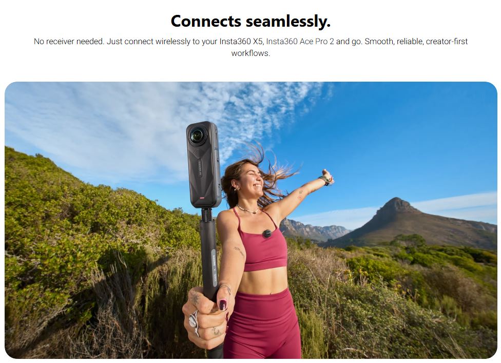 Insta360 Mic Air — Ultra‑light & Compact Transmitter | Shopee Malaysia