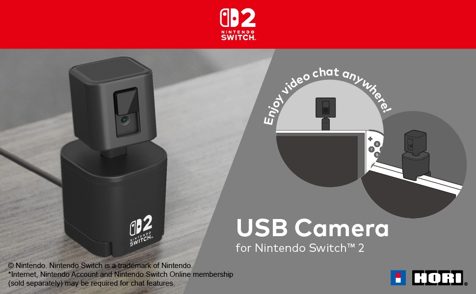 【8.8 SALE】HORI Nintendo Switch 2 USB Camera / Piranha Plant Camera ...