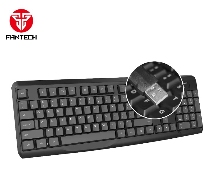 US Type Fantech Dell USB Keyboard Ultra-Texture Professional Standard ...
