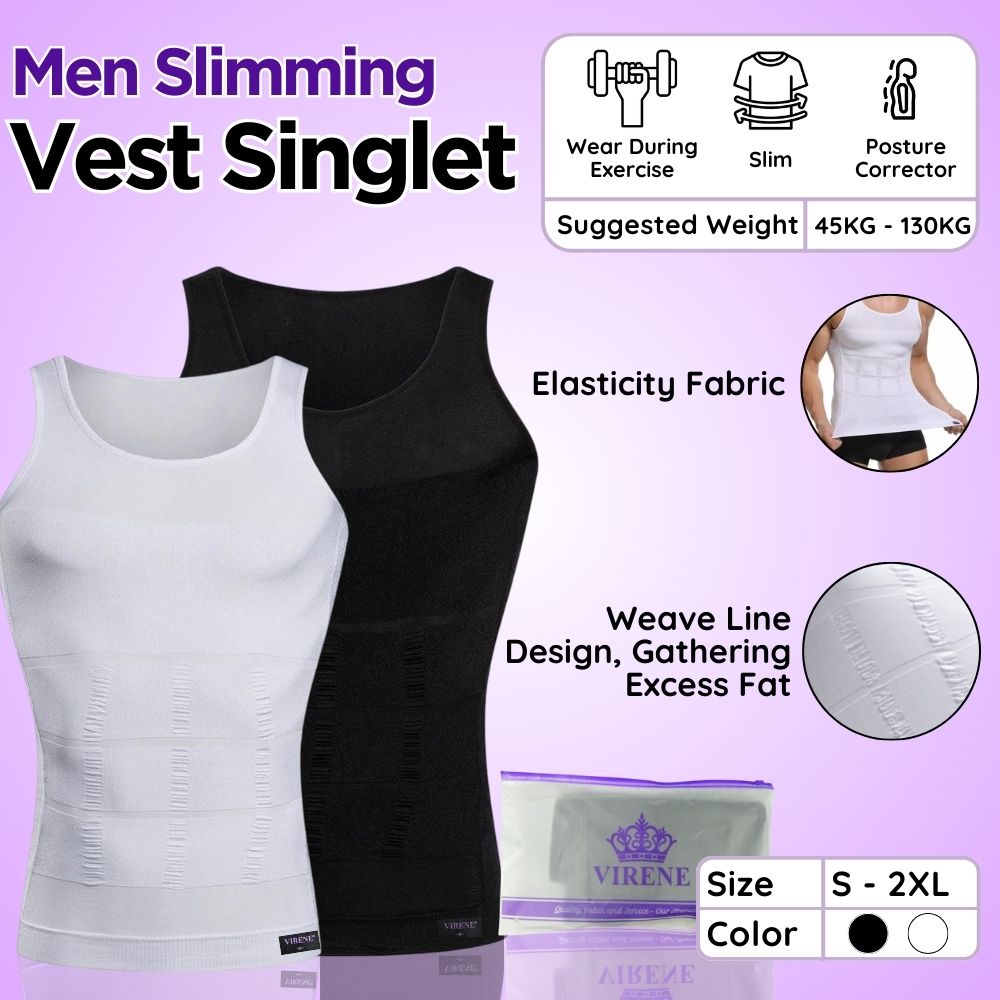 Man Singlet Men Slimming Singlet Shaper Body Slim Shirt Shapewear Waist ...