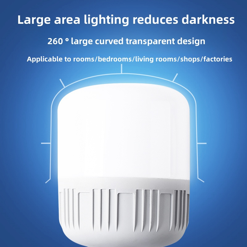 E27 Light Led Bulb Lampu 10W/20W/40W/100W/5W White Light Mentol Lamp ...