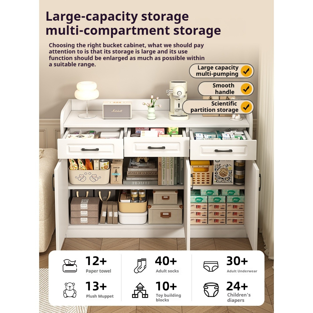 💫Almari Dapur Storage Cabinet With Door Bedroom Clothes Cabinet ...
