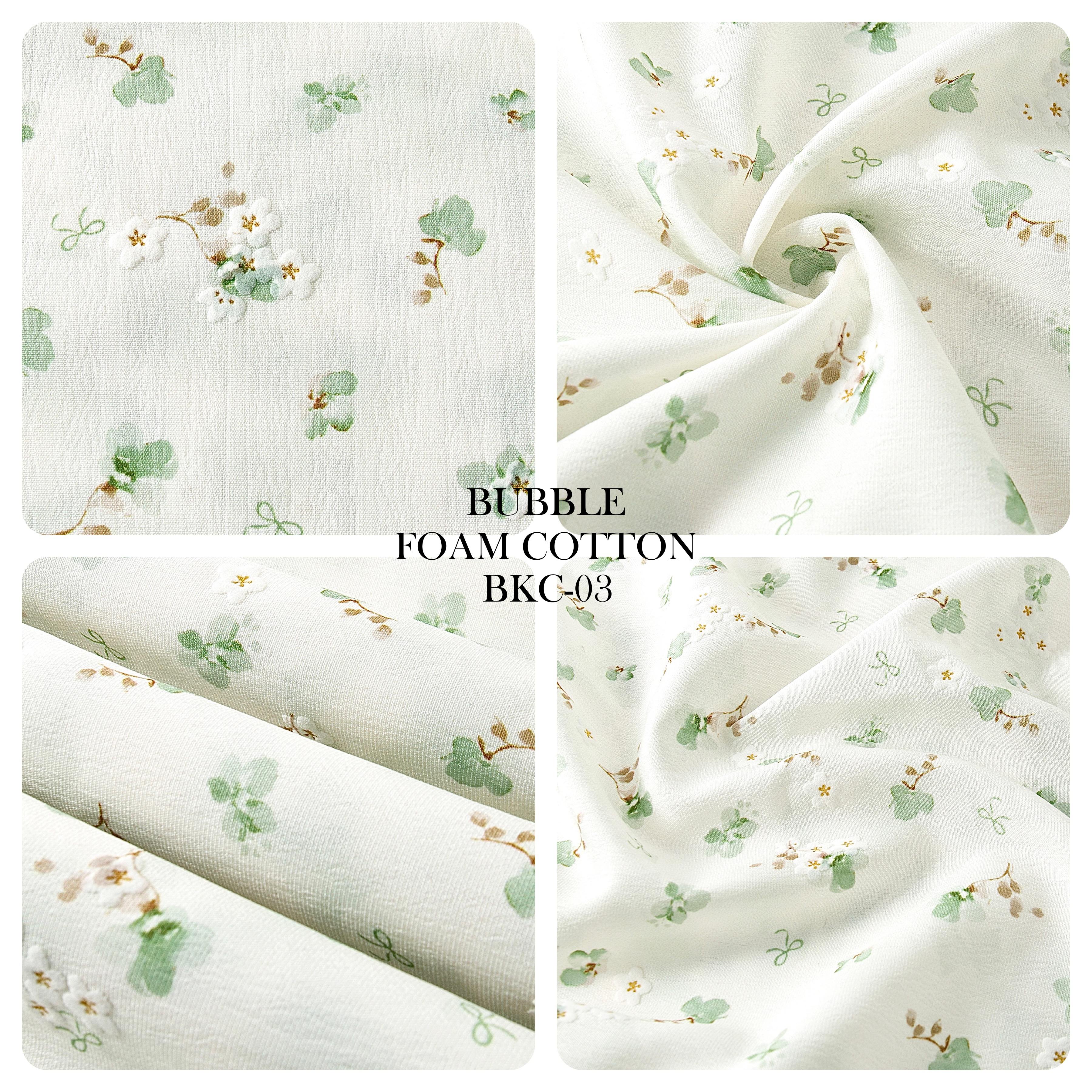 (0.5m) Kain Bubble Foam Cotton Printed Bidang 58 | Shopee Malaysia