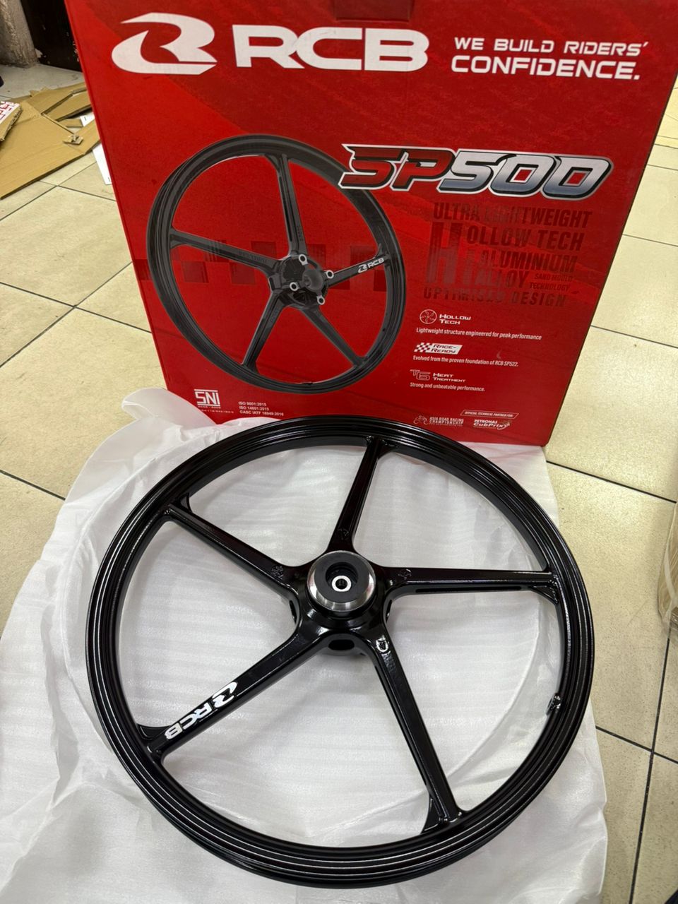 RCB SP500 FRONT ONLY 1.20X17 ATAU 1.40X17 YAMAHA 4HOLE 135LC / Y125 ...