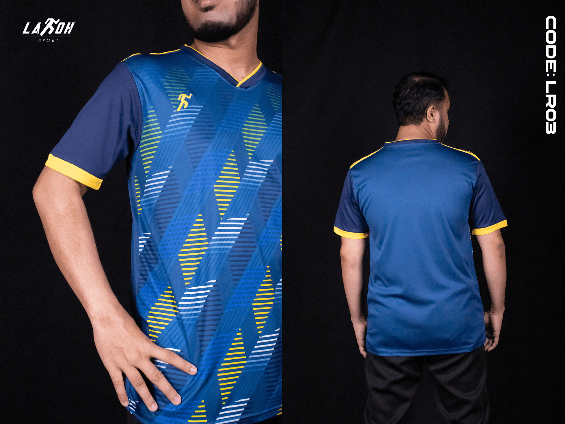 LAKOH(LR) Unisex Adult Jersey Round Neck Short Sleeve Long Sleeve Jersi ...