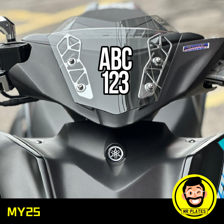 NO PLATE MOTOR STICKER DEPAN (STICKER CUTTING) | Shopee Malaysia