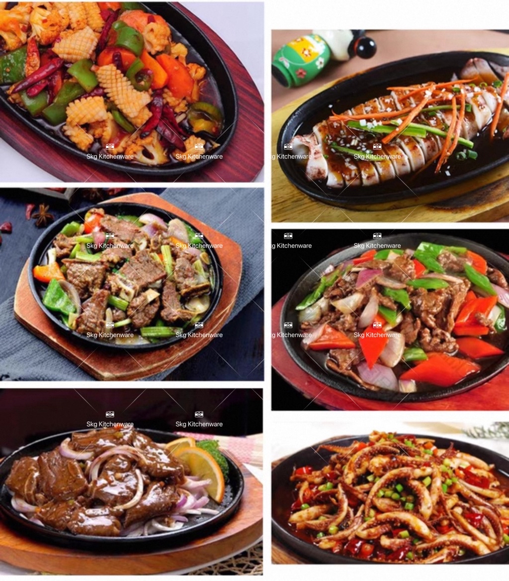 995 Sizzling Cast Iron Hot Plate / Sizzling Plate / Sizzling Mee Plate ...