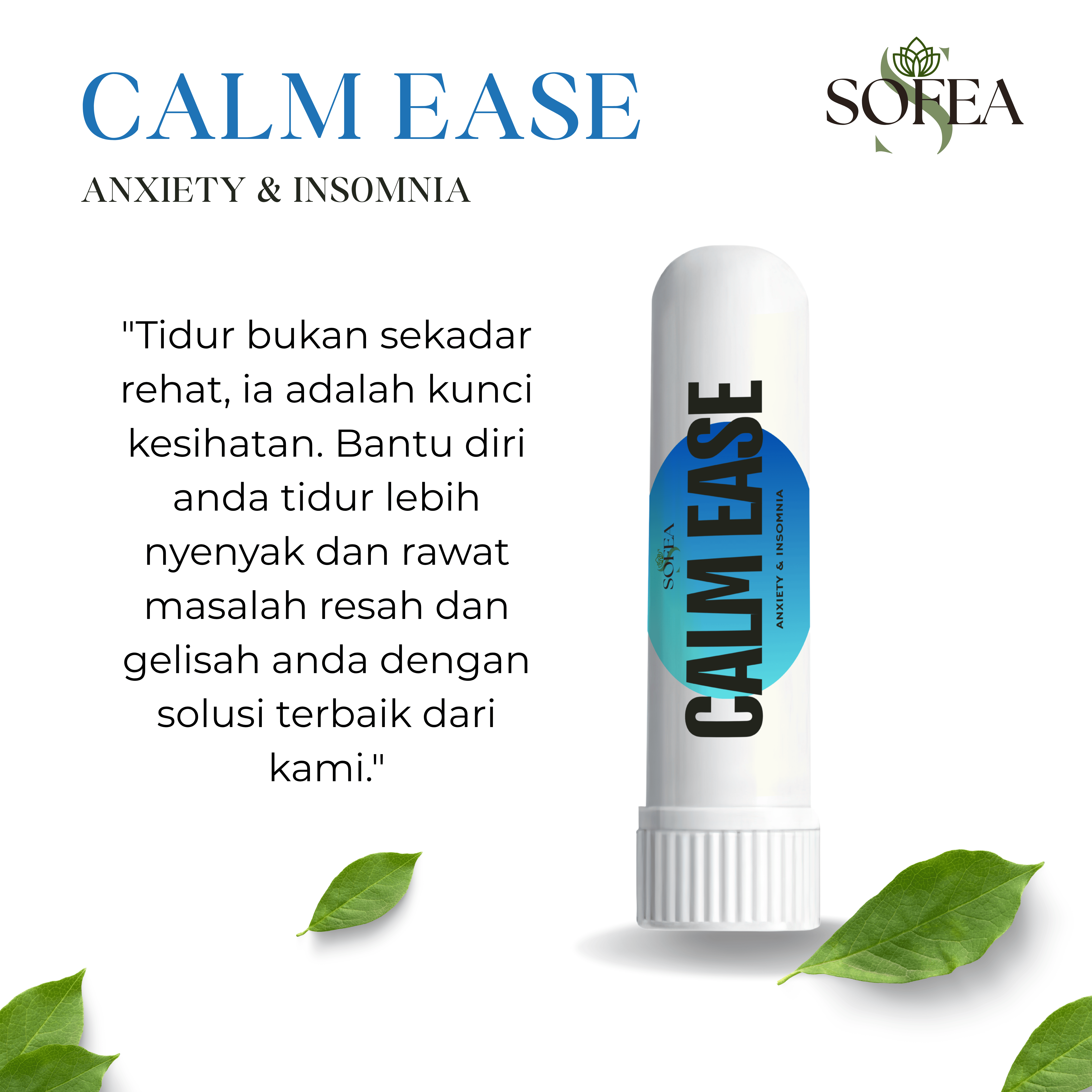 Aroma terapi inhaler ubat herba resdung anxiety insomnia | Shopee Malaysia