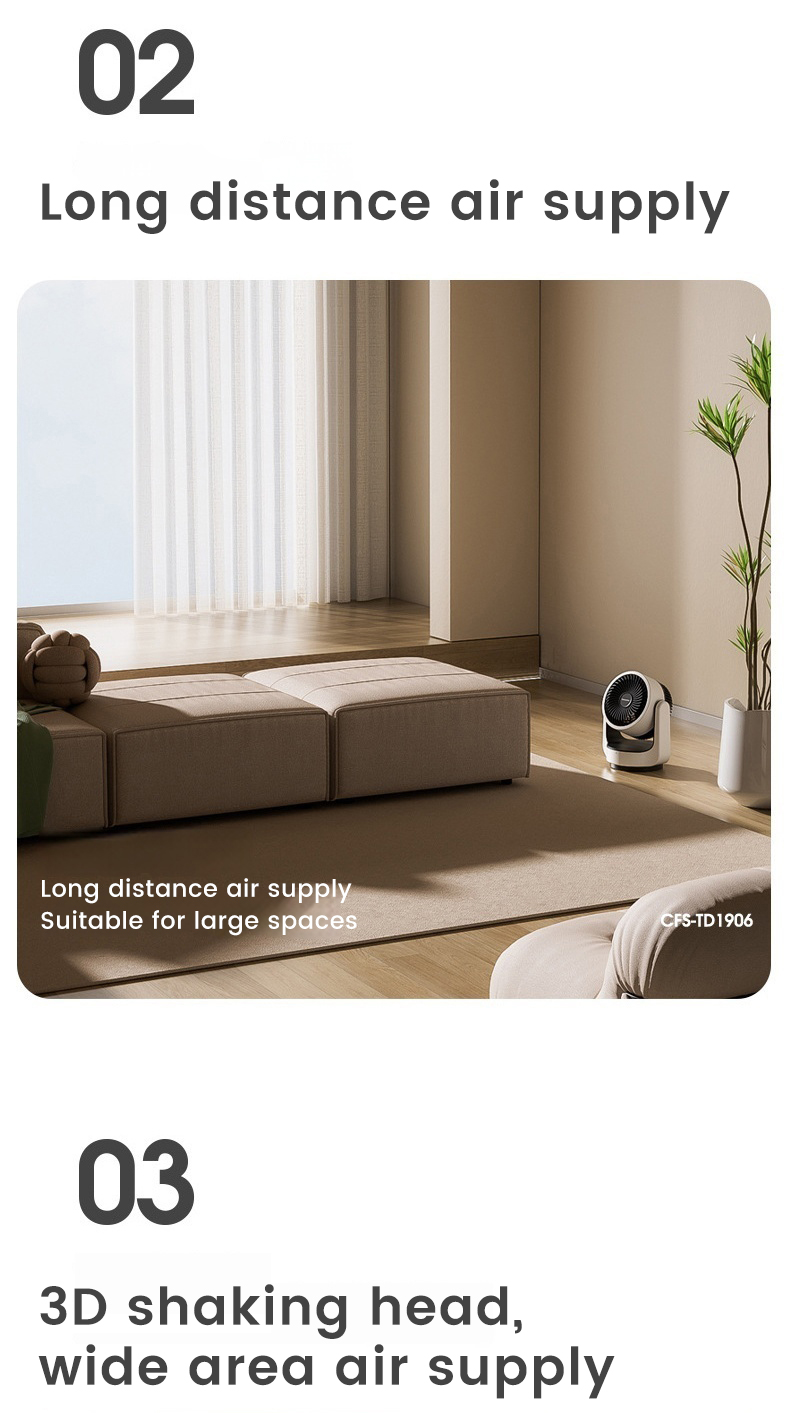 【🔥HOT SALE】3-Speed Remote Control Table Fan – Portable Air Circulator ...