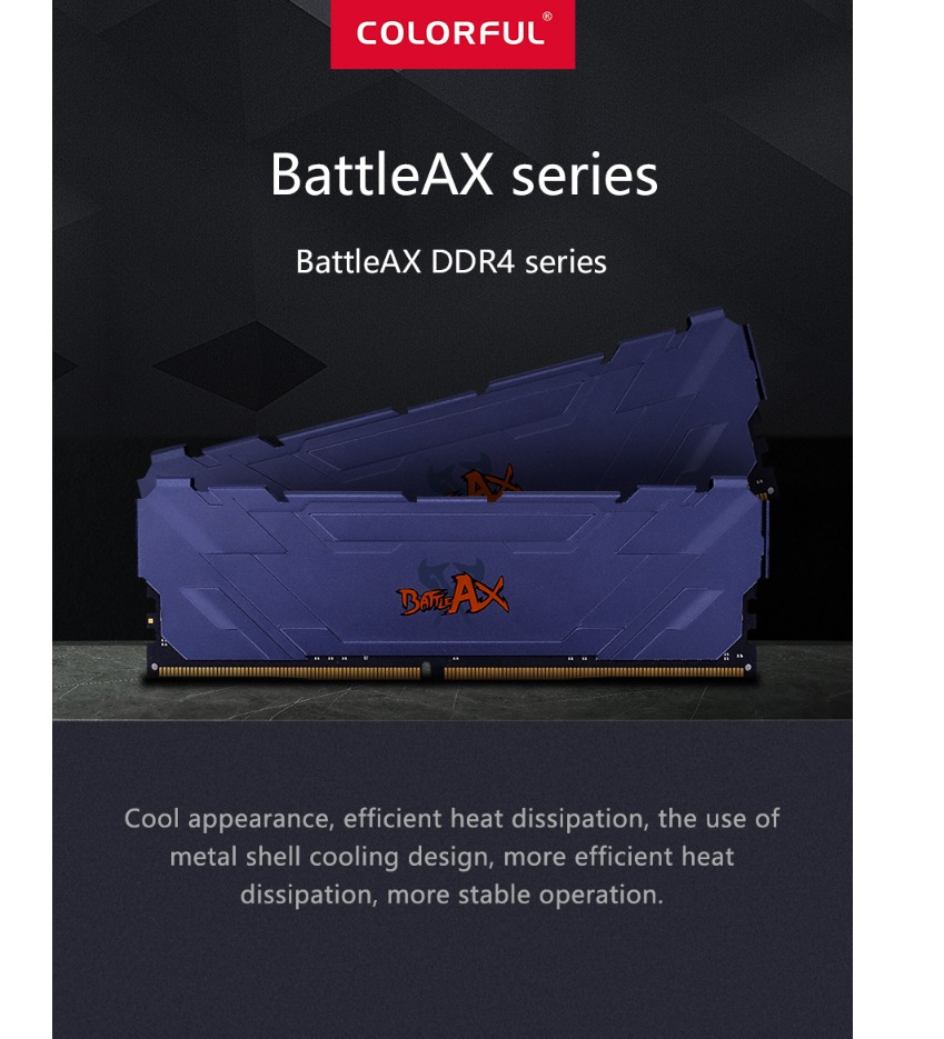 Colorful Battle Axe & Colorfire Meow DDR4 RAM 8GB 16GB 3200MHz Heatsink ...