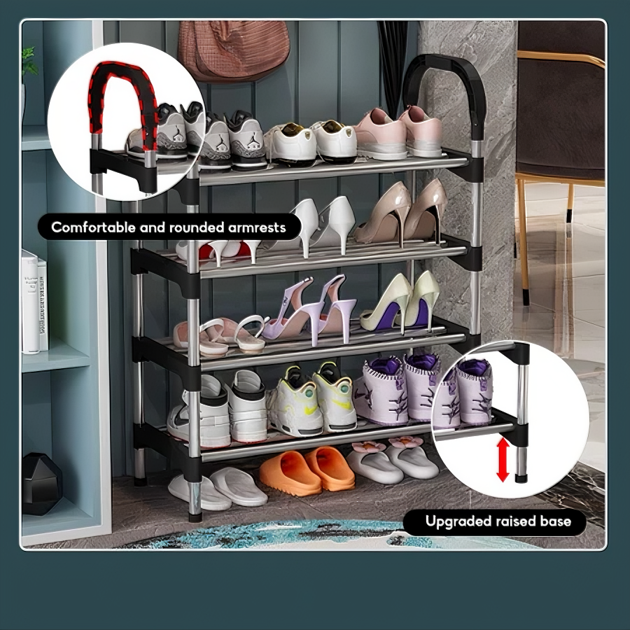 Rak kasut /rak kasut murah /shoes rack/rak kasut besi/Stainless Steel ...