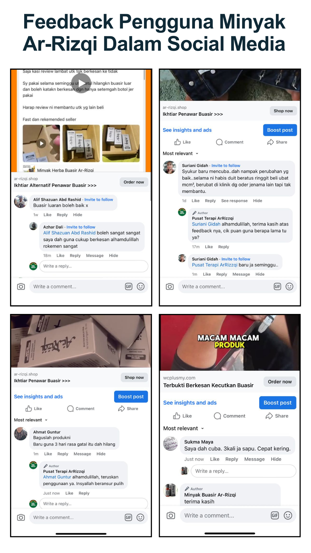 Minyak Herba Buasir Ar-Rizqi (regulax) - Kecutkan Buasir | Shopee Malaysia