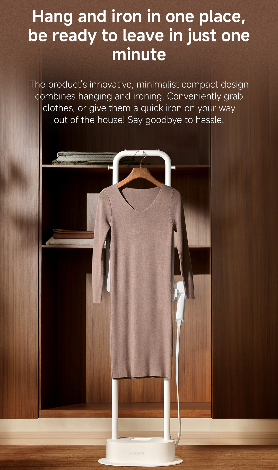 Xiaomi Standing Garment Steamer | 30s Fast Preheating | Two Steam ...