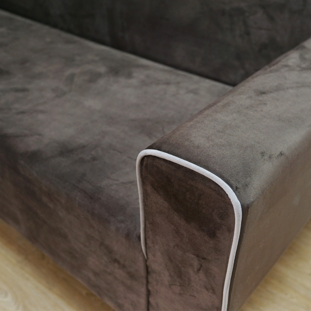 Moku Home ORA Sofa Baldu 3 Tempat Duduk dengan Bangku 3 Seater Velvet ...