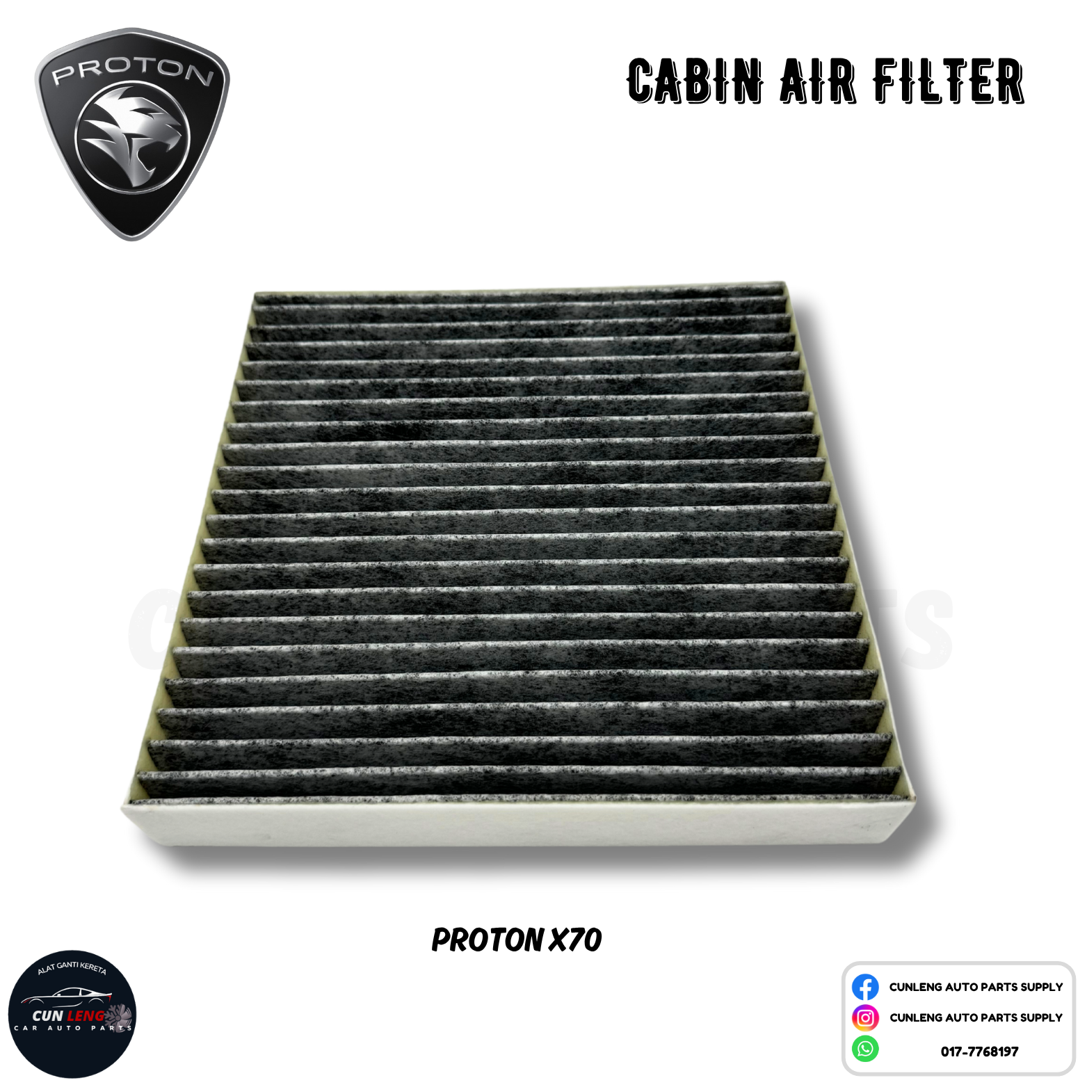Proton X70 1.5 / 1.8 Carbon Cabin Air Filter | Shopee Malaysia