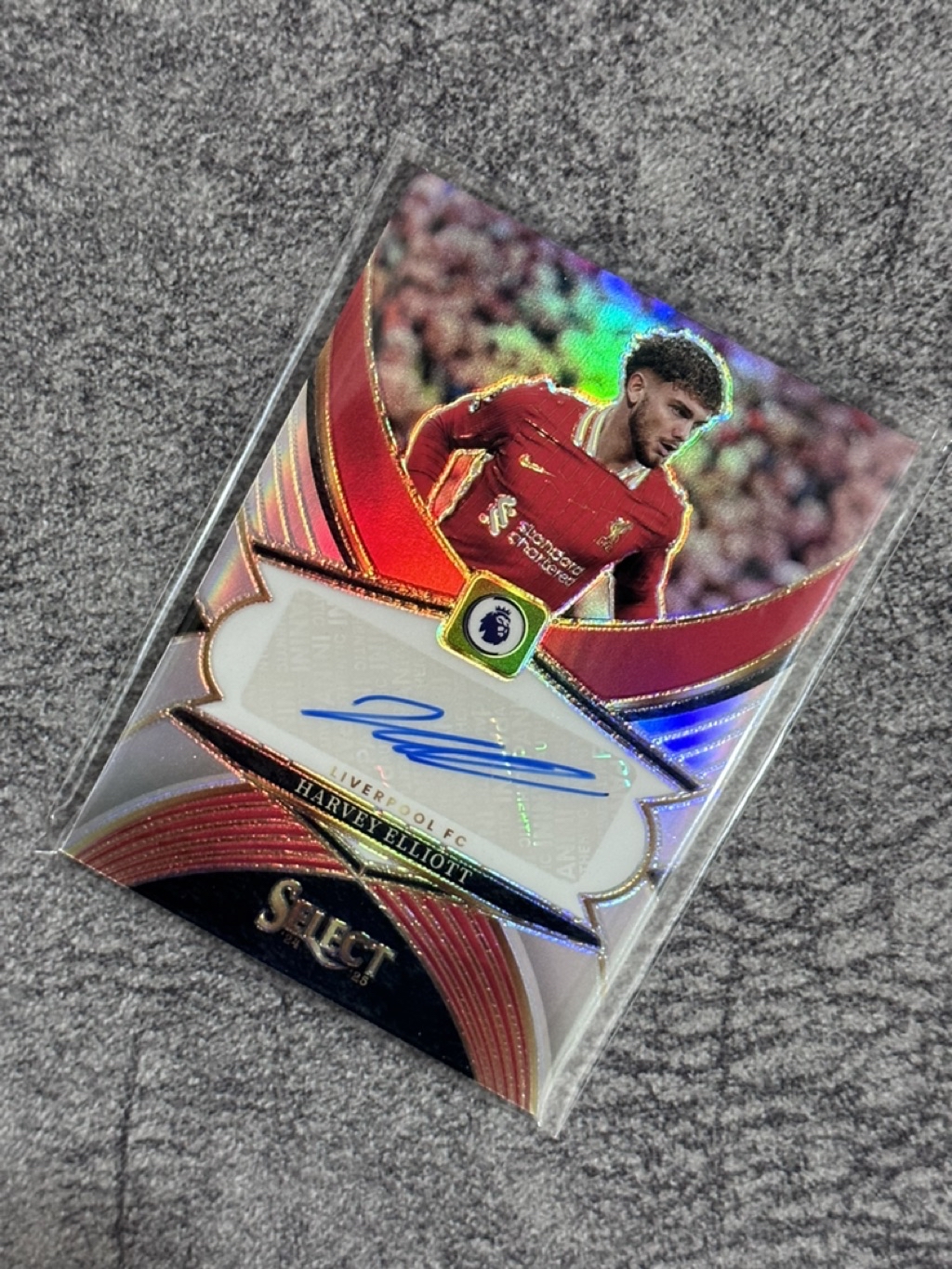 2024-25 Panini Select EPL Harvey Elliott Autograph Liverpool FC Auto ...