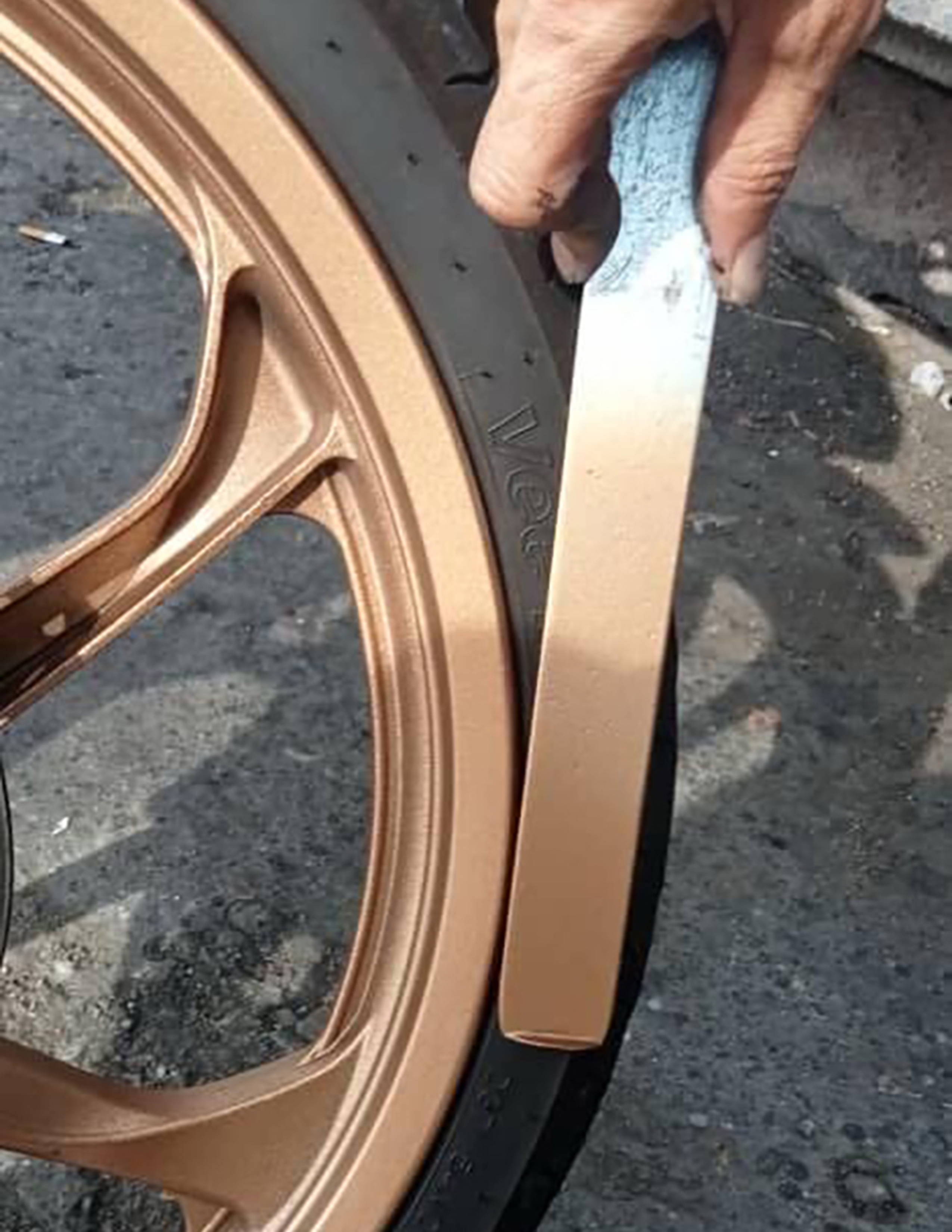 YAMAHA LC135 V8 Matte Copper Gold Sport Rim | Special Edition | YLC02 ...