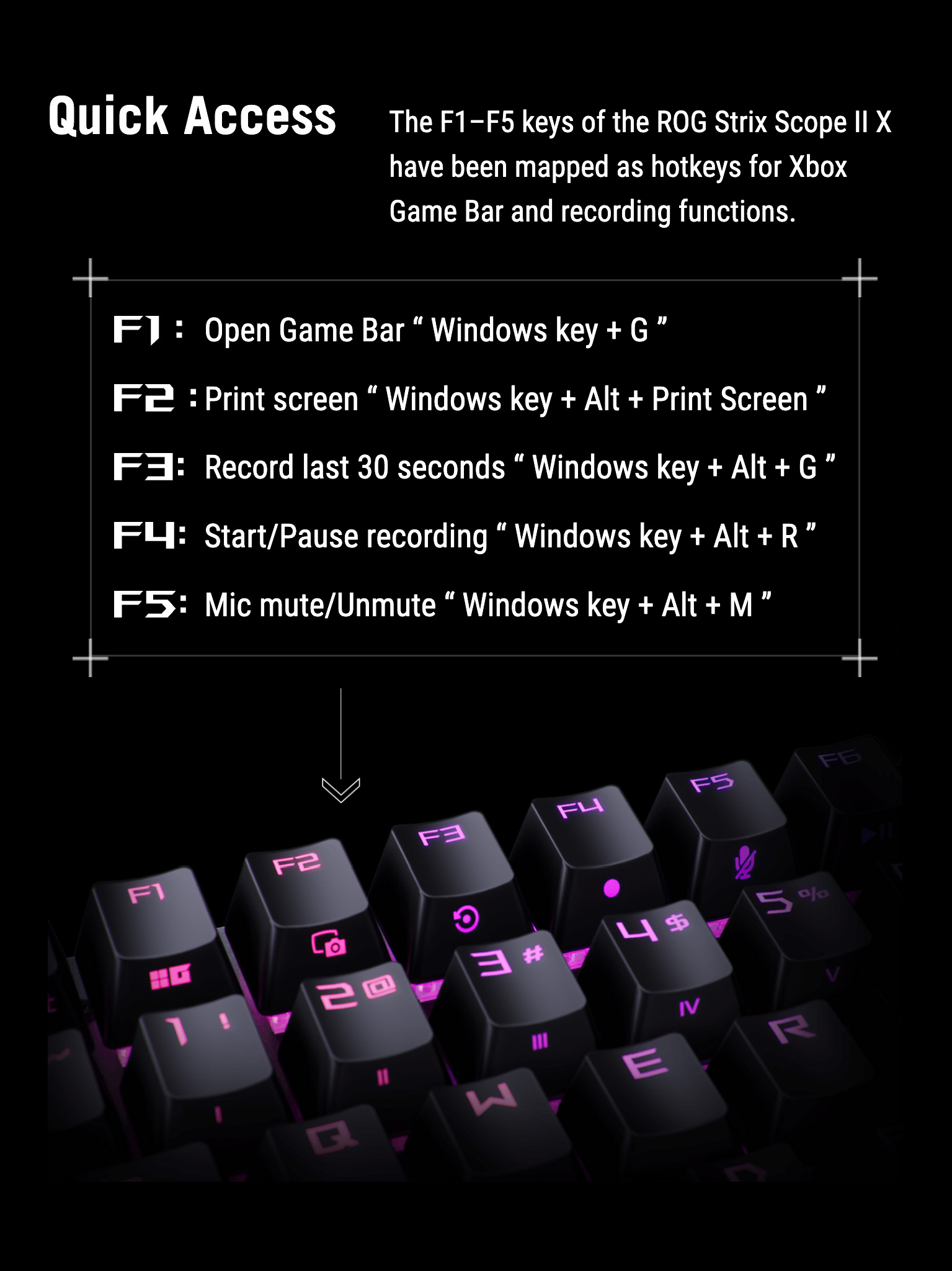 ASUS ROG Strix Scope II X Mechanical Gaming Keyboard with ROG NX V2 ...