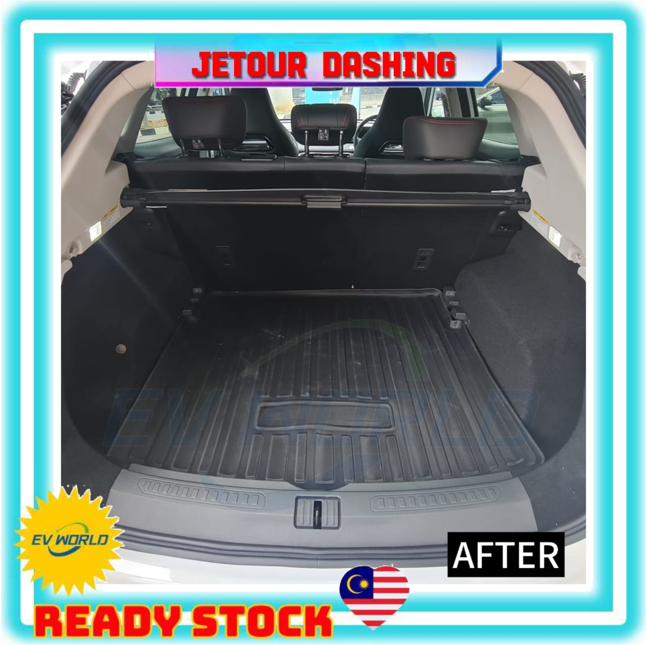 【JT03】JETOUR DASHING TPE Boot Mat Rear Trunk Boot Tray Back Trunk ...