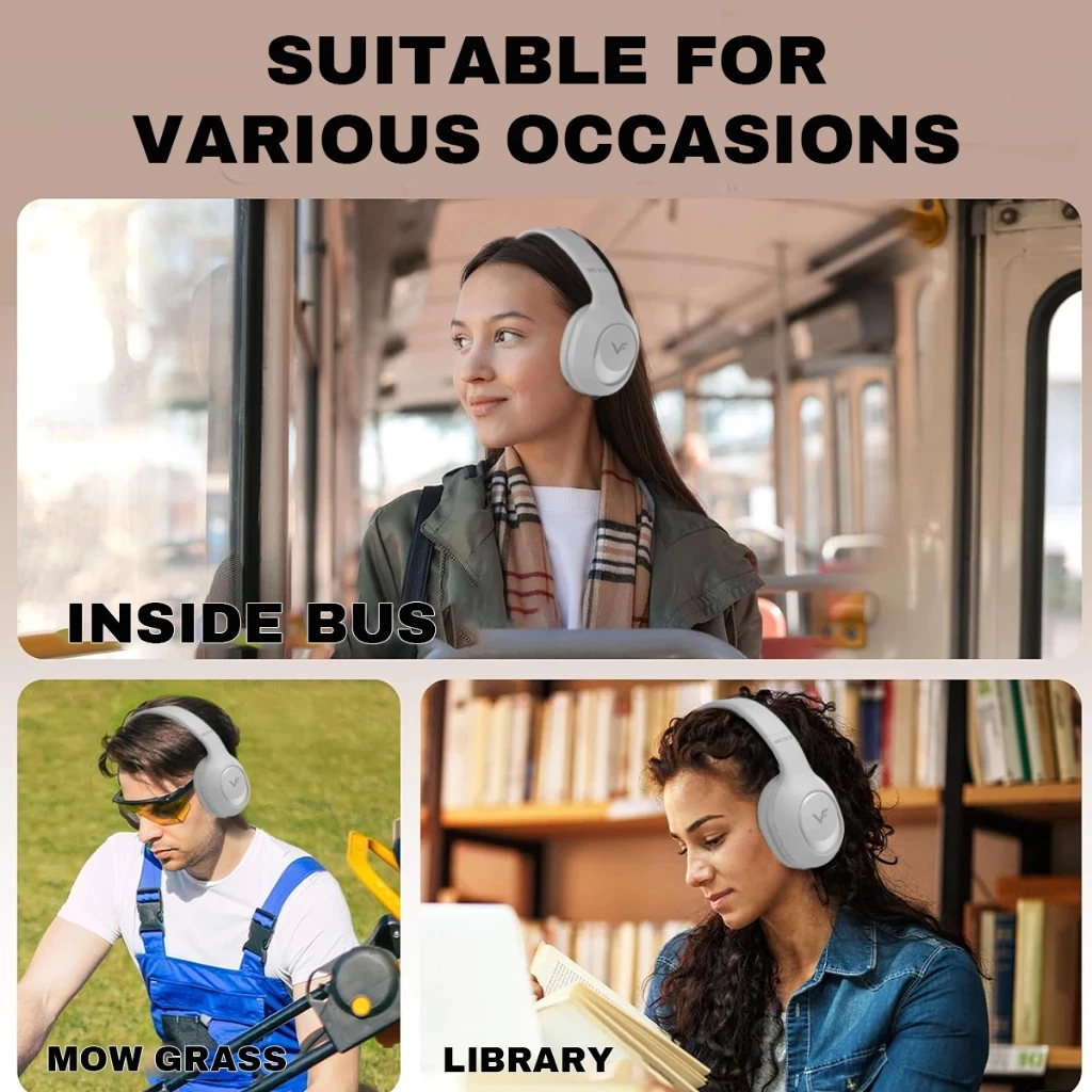VINNFIER ANC 101 BT / ANC101 BT FON KEPALA BLUETOOTH HEADPHONE DEEP ...