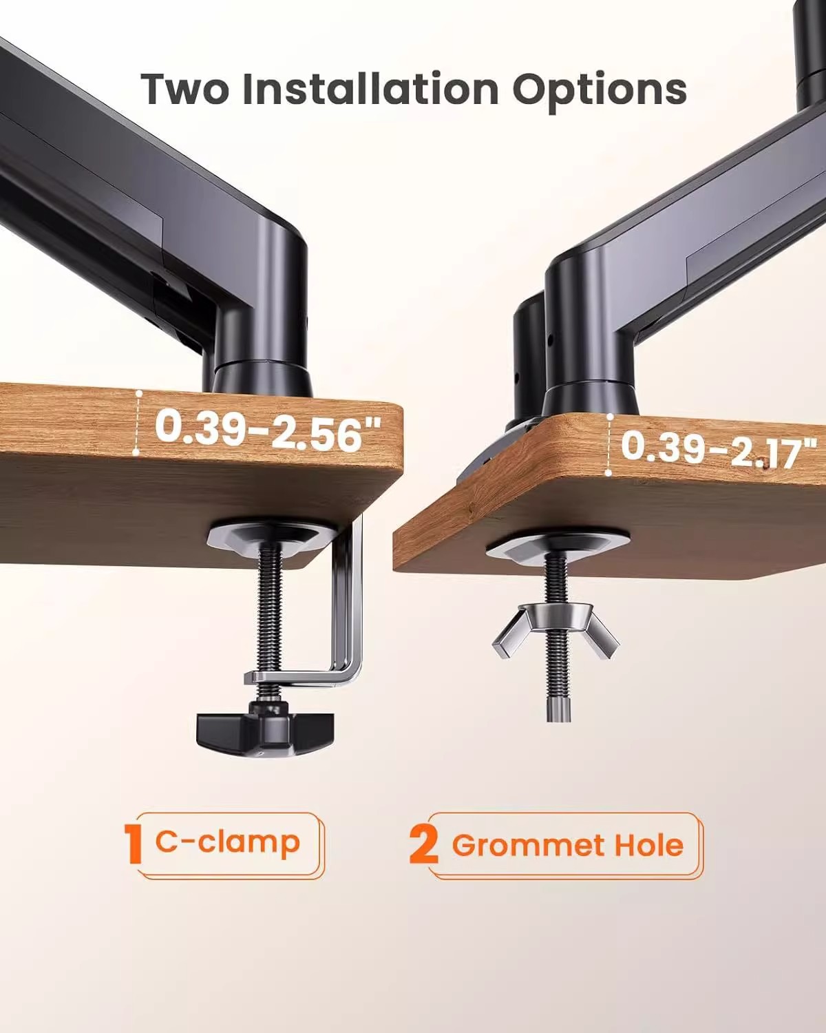 Monitor Stand Monitor Arm Desktop Mount Bracket 17"-32" Inch Multi ...