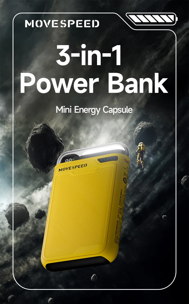Movespeed G10 Wireless Magnetic Power Bank Pengecas Mudah Alih Wayarles ...