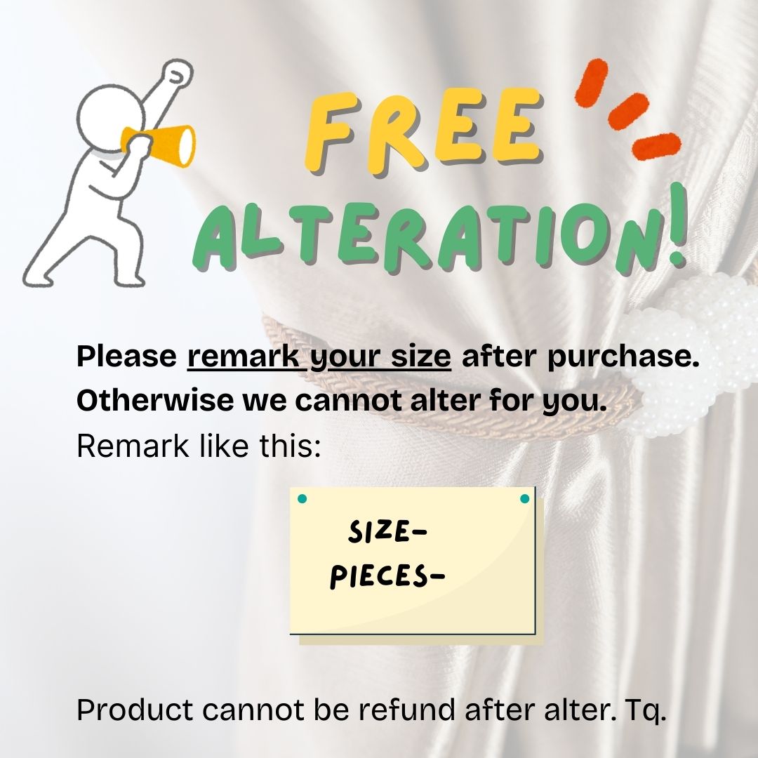 Ins.Fabric Tropical curtain/langsir pattern grommet/ring/eyelet ring ...