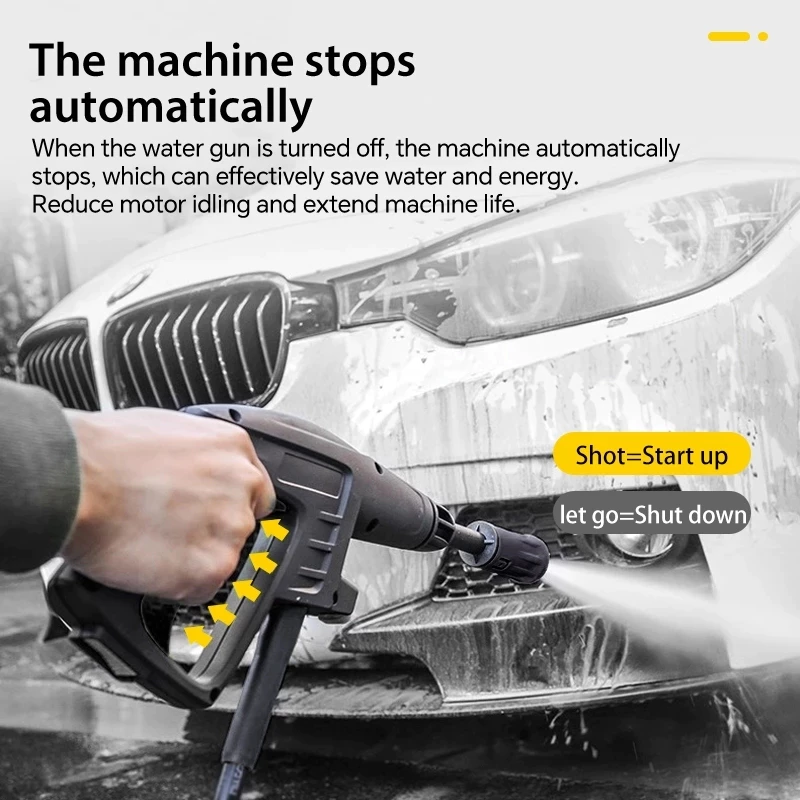 5800W Water Jet High Pressure Cleaner Power Upgrade High Pressure Water ...