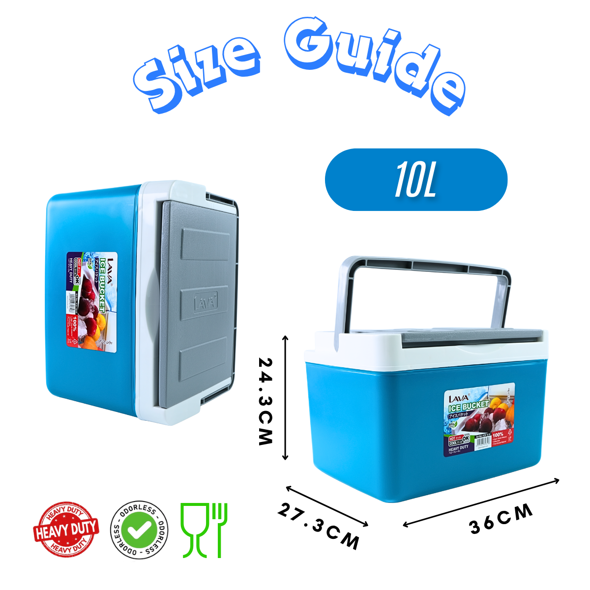 IRUMA x LAVA Kotak Ais Tahan Lasak 20L | Ice Box Camping & Memancing ...