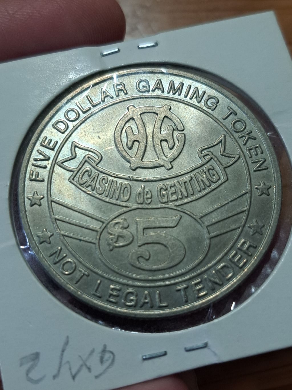 80' Casino de Genting Malaysia 5 Dollars Token UNC | Shopee Malaysia
