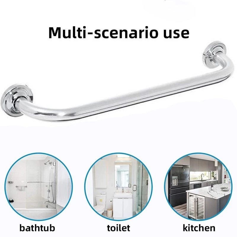 [Delivery within 24 Hours] Stainless Steel Bathroom Rod Handrail Toilet ...