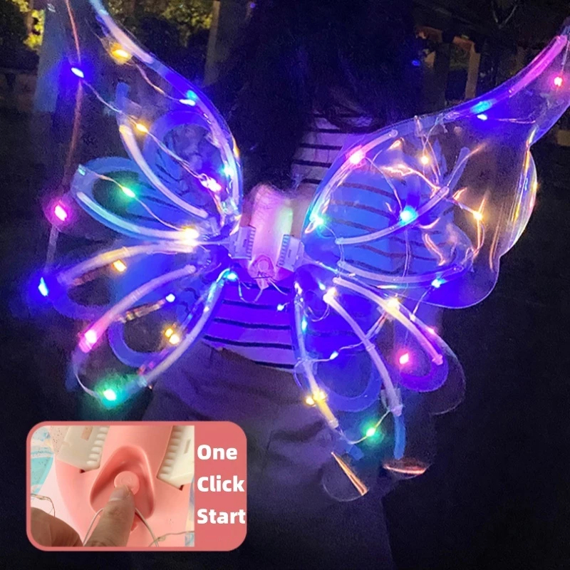 【Lowest】Electric Elf Wings Fairy Wings Butterfly Cosplay Costume ...